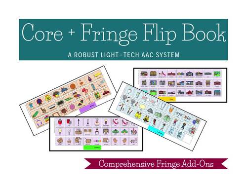 Early Childhood AAC Light Tech Core Board: Expanded Fringe Add-Ons