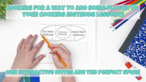 Cooking Methods Interactive Notebook - Cooking Techniques Lesson ...