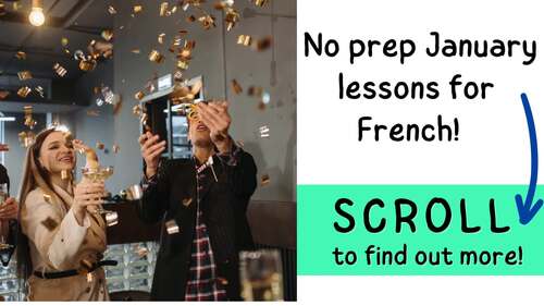 French New Years Bundle | Nouvel An & La Galette | Le 6 Janvier | Réveillon