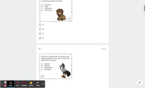 Animal Adaptations Task Cards | Digital and Print | Elementary Science ...