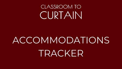 Accommodations Tracker for Google Sheets – IEP, 504s, Special Education