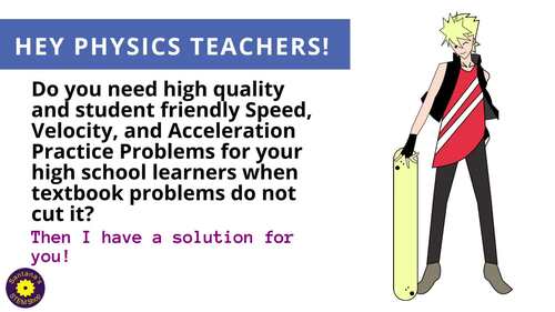 Speed, Velocity, and Acceleration Bundle for High School Physics