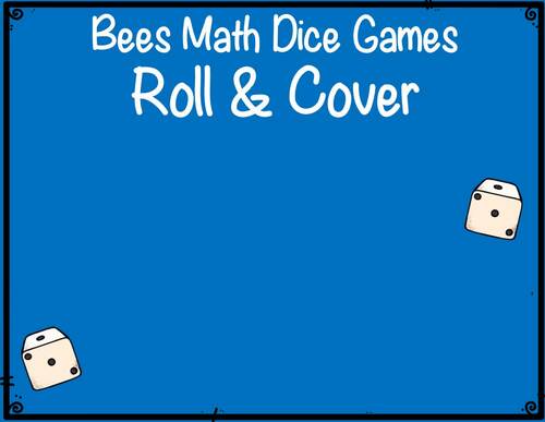 Bees Themed Math Center Dice Games Two & Three Addend Addition | TPT