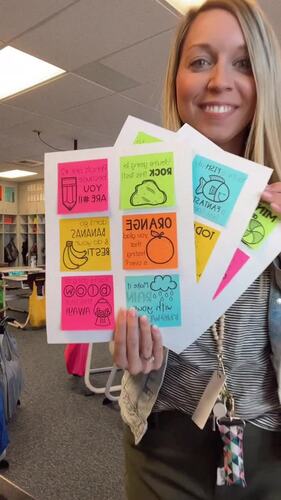 Positive Behavior Notes - Testing Season Printable Sticky Note Templates