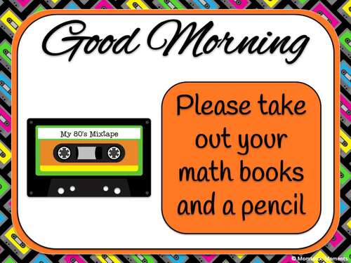 Retro 80s Morning Meeting Template – Editable PowerPoint & Google ...
