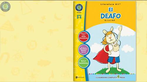 El Deafo Gr. 3-4 by Classroom Complete Press Literature Kits | TPT