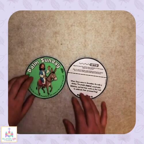 Palm Sunday Bible Craft for Kids | Holy Week & Easter Sunday School ...