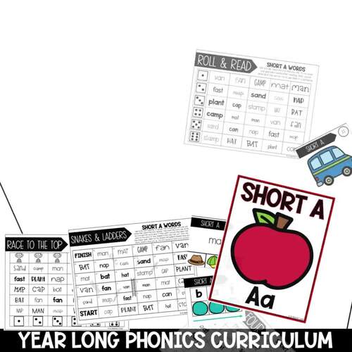 1st Grade Spelling Words and Science of Reading Phonics Curriculum ...