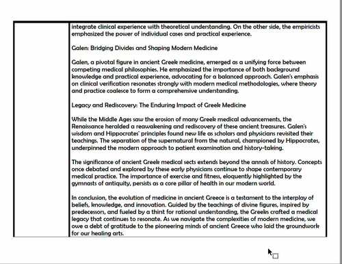 "Ancient Greek Medicine" Reading Worksheet in English / Spanish (Bilingual)