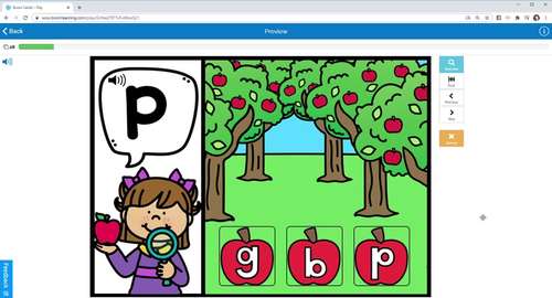 Digital Boom Cards Matching Capital Letters | Apple Theme # ...