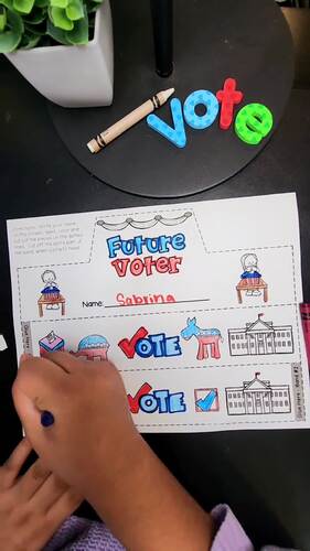 Presidential Election Day 2024 Crown Craft Template Activity Hat ...