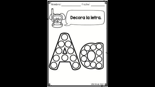Hojas de trabajo LETRA A | Actividades vocales | Letter A Worksheets in ...