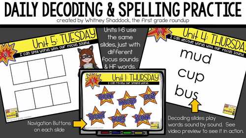 L Blends Phonics Lessons Digital Unit 6 for First Grade | TPT