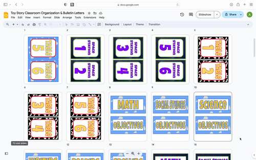 Toy Story Labels & Letters by ChalkboardCorner | TPT