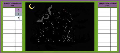 Mystery Digital EDITABLE LOW PREP - Haunted House PIXEL ART Reveal Template