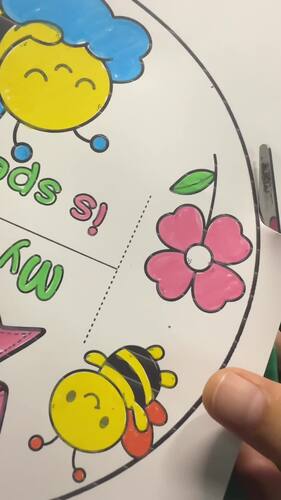Mother's Day Pop-Up Card, Pop-Up Card for kids, Fun DIY Coloring Activity