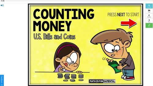 Counting Money | Boom™ Cards | U.S. Bills and Coins | Distance Learning