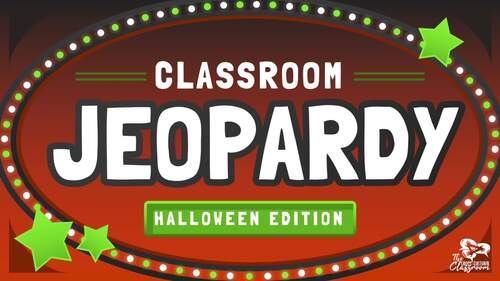 Halloween Jeopardy! - NO PREP PowerPoint Game (NEW & MODERN DESIGN)