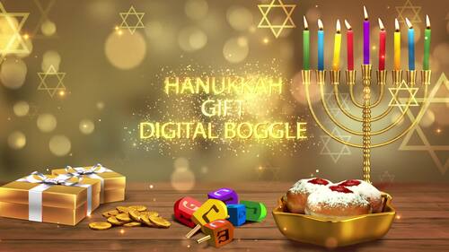 HANUKKAH / CHANUKAH DIGITAL BOGGLE - FUN WORD WORK by K's Digital Store