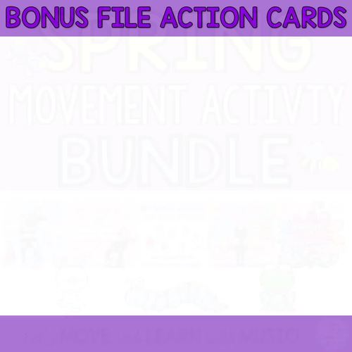 Spring Music and Movement Activity Bundle: Scarf, Freeze, Egg Shakers, Song