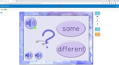 Medial Final F P Auditory Discrimination SAME or DIFFERENT Adult ESL ...