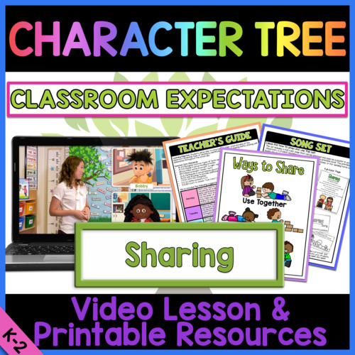 Sharing Social Skills SEL Video Lesson by The Character Tree by The ...