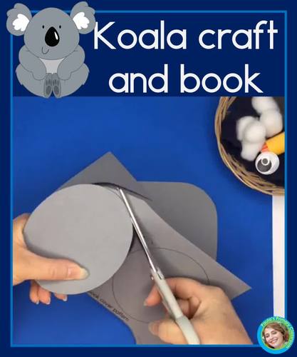 Koala Craft and Non-fiction Book Australian Animals Reading Comprehension