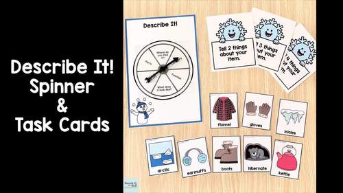 Winter A to Z Vocabulary with Letters Words & Definition Matching ...