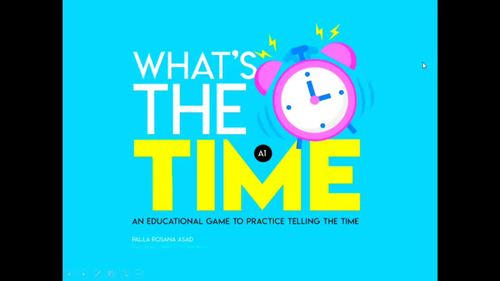 Game Telling the Time Distance Learning | Digital Material | What´s the ...