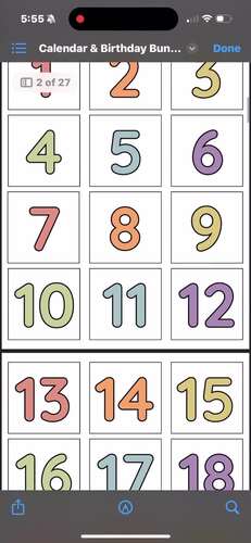 Calendar & Birthday Bundle - Earthy Pastels by Teaching with Thoma