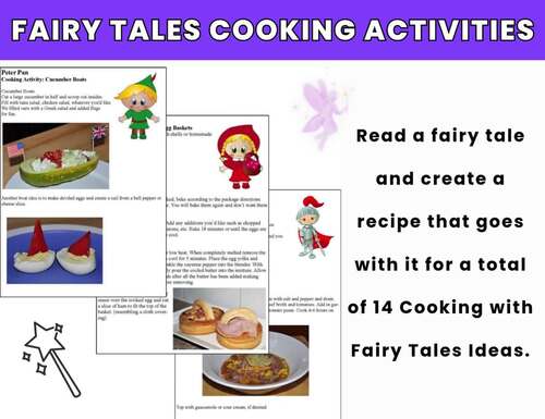 Cooking with Fairy Tales-14 Cooking with Books Activities- Bonus 4 ...