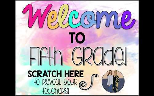 Back to School Scratch-Off Postcards - DIGITAL or PRINTABLE - Grades PreK-6