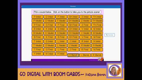 Boom™ Cards: Articulation 100 Trials for speech therapy by Katrina Bevan