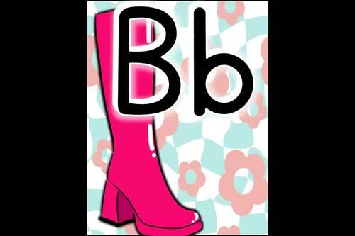 In my 90's Era Small and Large ABC Posters Classroom Décor | TPT