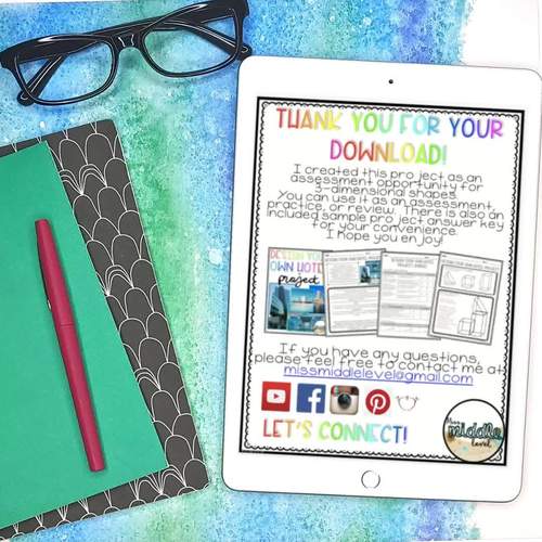 Geometry Project 3D Figures Design Your Own Hotel | TPT