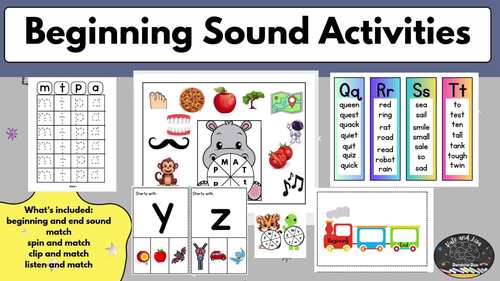 Phonics Fun! Beginning Sound Activities and Games for Early Learners
