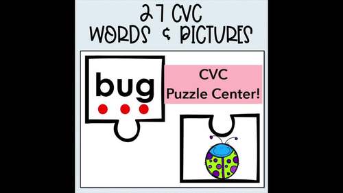 Segmenting and Blending CVC Words Worksheets Decodable Readers Phonics ...