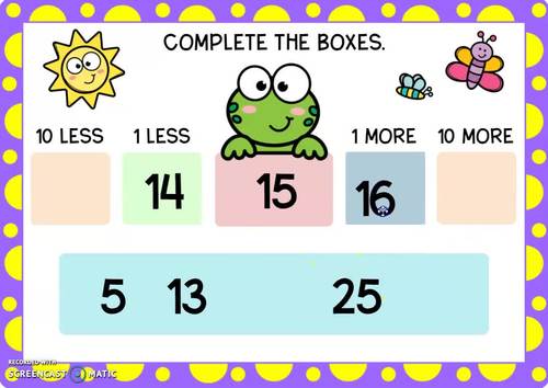 More or Less 10 more 10 less Boom Cards™ Distance Learning by Creating ...
