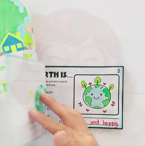 Earth Day Mini Book | Print Cut and Go | Grade 1-2 Writing Activities