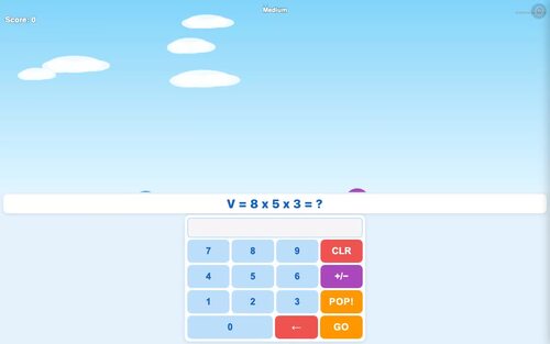 5th Grade Volume Math Game | Math Center Digital Game by Kick My Math