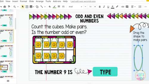 Odd and Even Numbers Grade 2 Google Slides for Distance Learning by ...