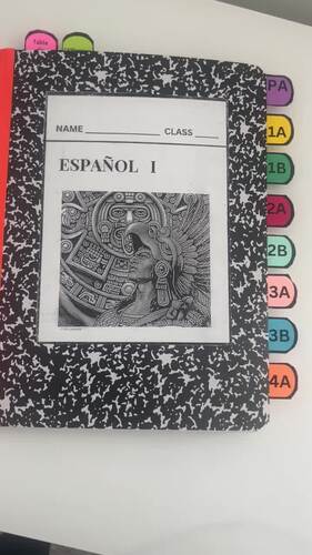 Realidades |Auténtico 1 | PE | Vocabulary| Interactive Notebook by La ...