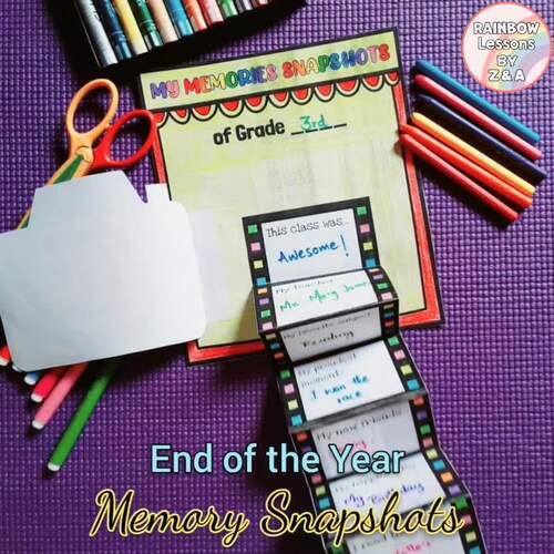 End of Year Snapshot | End of Year Writing Activities | End of Year Crafts