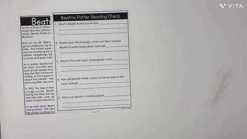 Beatrix Potter and Spring Activities Spring Worksheets Math Rabbit ...