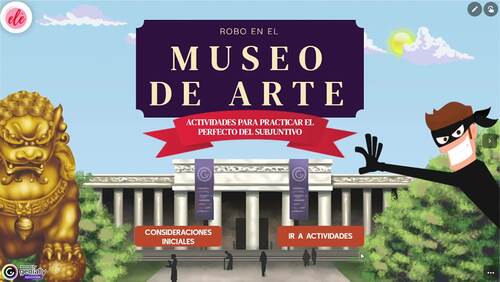 Robo en el Museo de Arte. Actividades para Practicar el Perfecto del ...