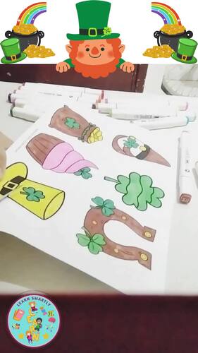 St Patricks Day Wreath Craft | St Patricks Day Activities | Door Decoration