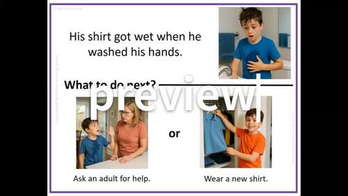 What To Do Next? Real-Life Problem Solving Scenarios | A4 Poster| Flash ...