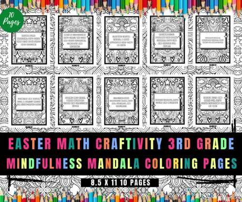 Spring Math Craftivity 3rd Grade, Decorations Saying, Word Wall Pages ...