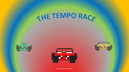 The Tempo Race Car Game by Wildcat Music Teacher | TpT