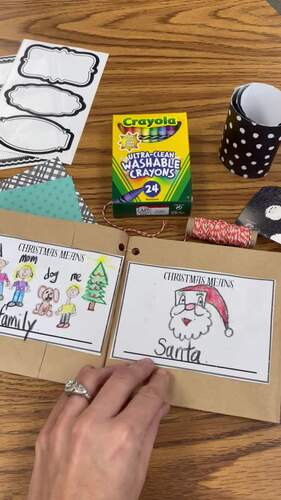 Christmas Book Craftivity by Planned By Patrick | TPT